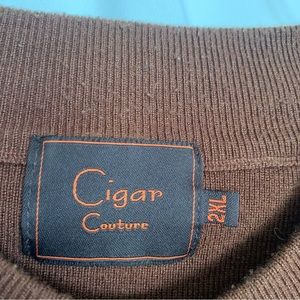 Cigar Couture | Sweaters | Cigar Couture Vango Sweater Brownwhiteblack ...